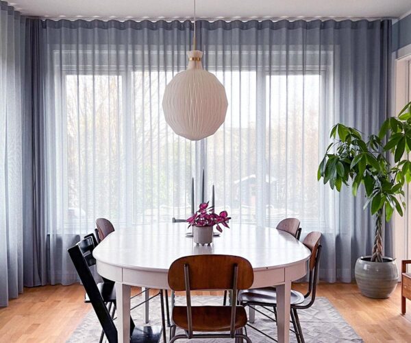 Blå gardiner | Botex